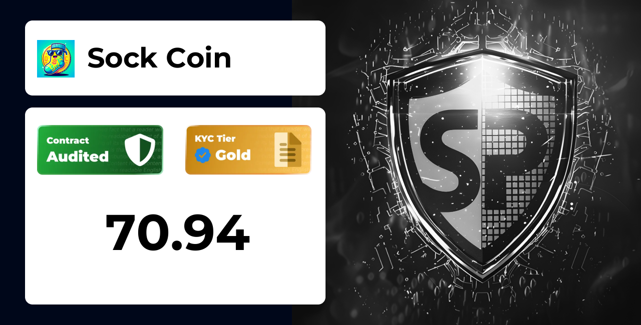 Sock Coin | SolidProof TrustNet