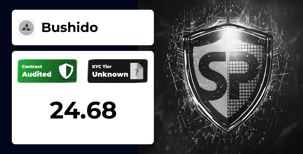 Bushido | SolidProof TrustNet