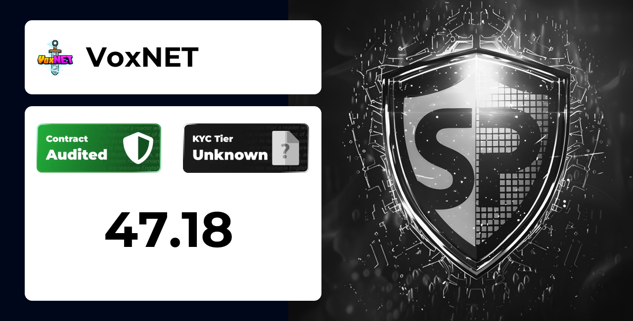 VoxNET | SolidProof TrustNet