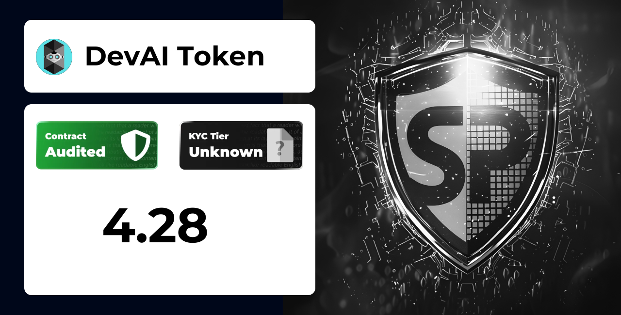 DevAI Token | SolidProof TrustNet