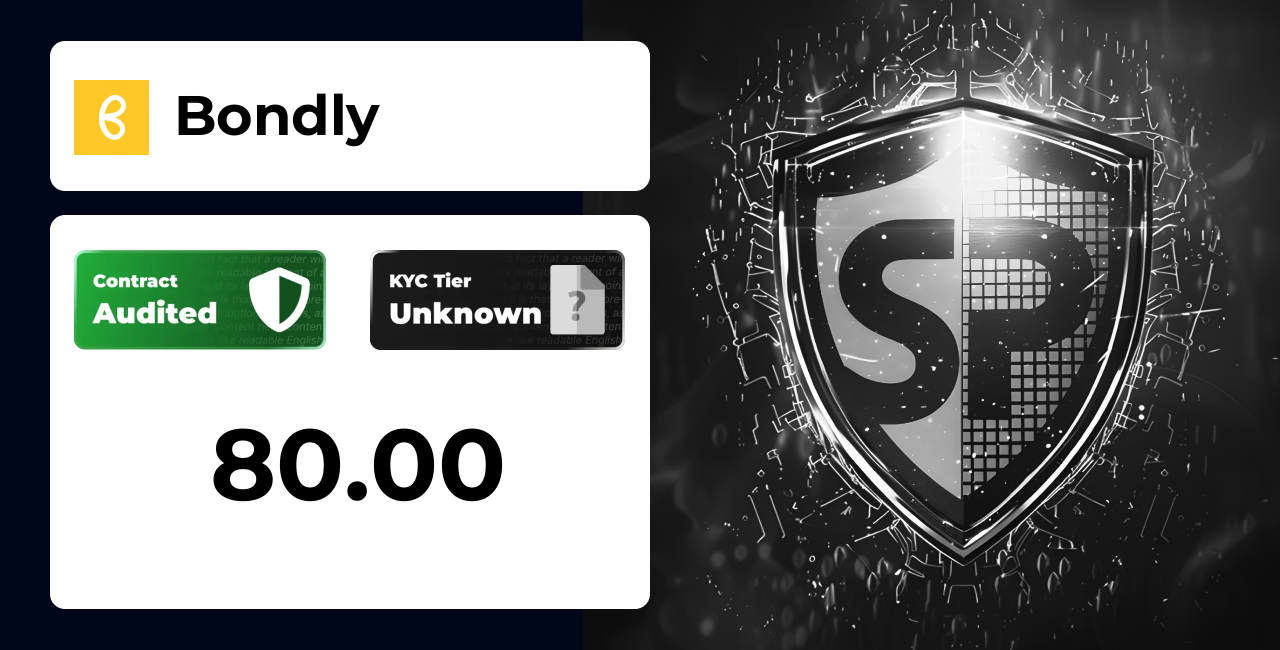 Bondly | SolidProof TrustNet