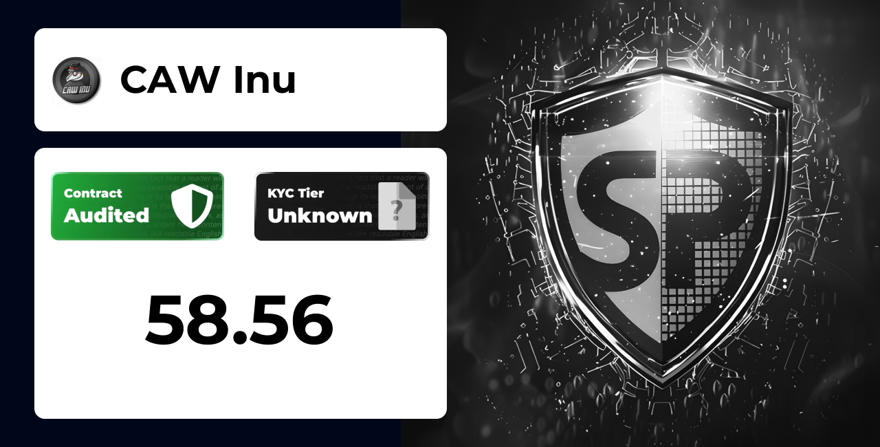 CAW Inu | SolidProof TrustNet