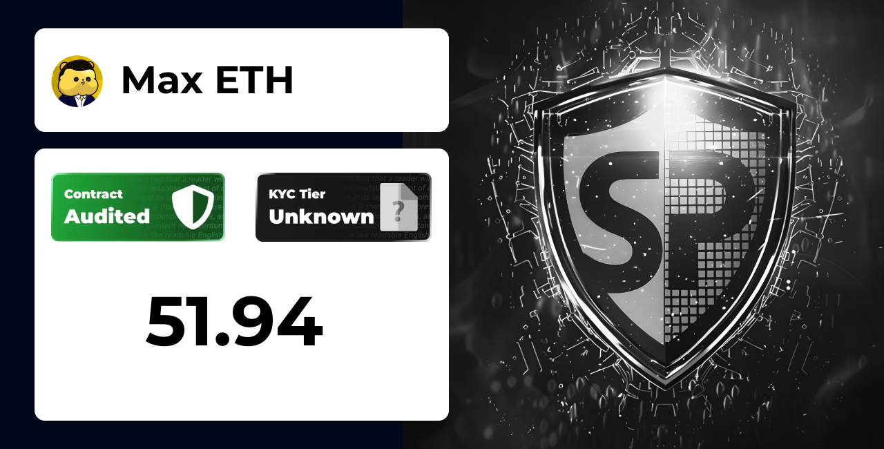 Max ETH | SolidProof TrustNet