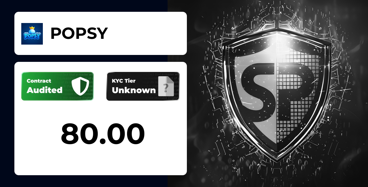 POPSY | SolidProof TrustNet