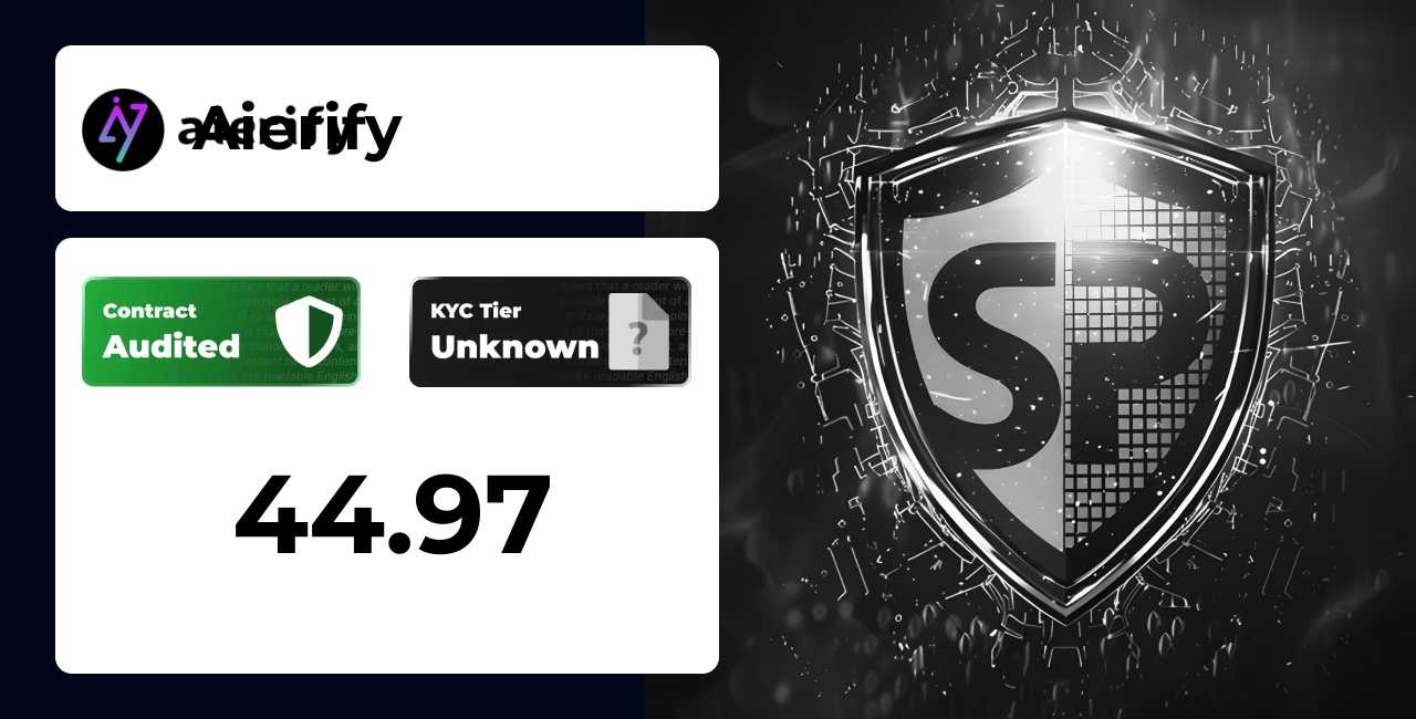 Aierify | SolidProof TrustNet