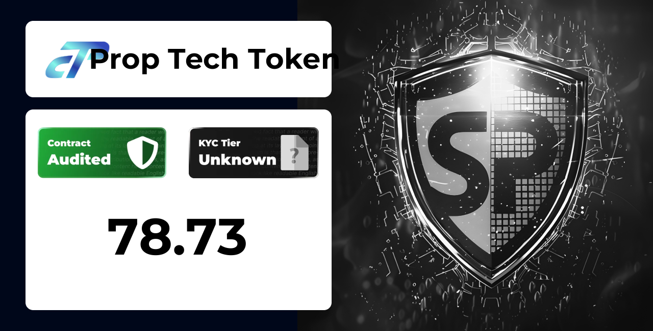 Prop Tech Token | SolidProof TrustNet