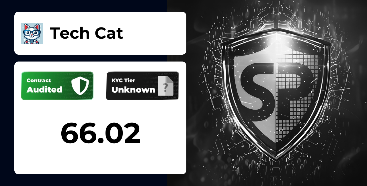 Tech Cat | SolidProof TrustNet