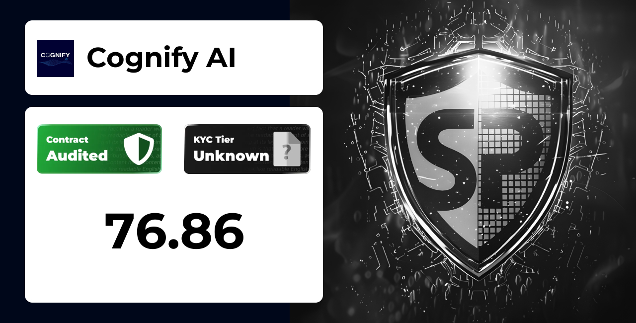 Cognify AI | SolidProof TrustNet