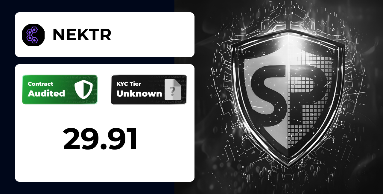 NEKTR | SolidProof TrustNet