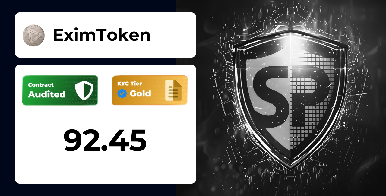 EximToken | SolidProof TrustNet