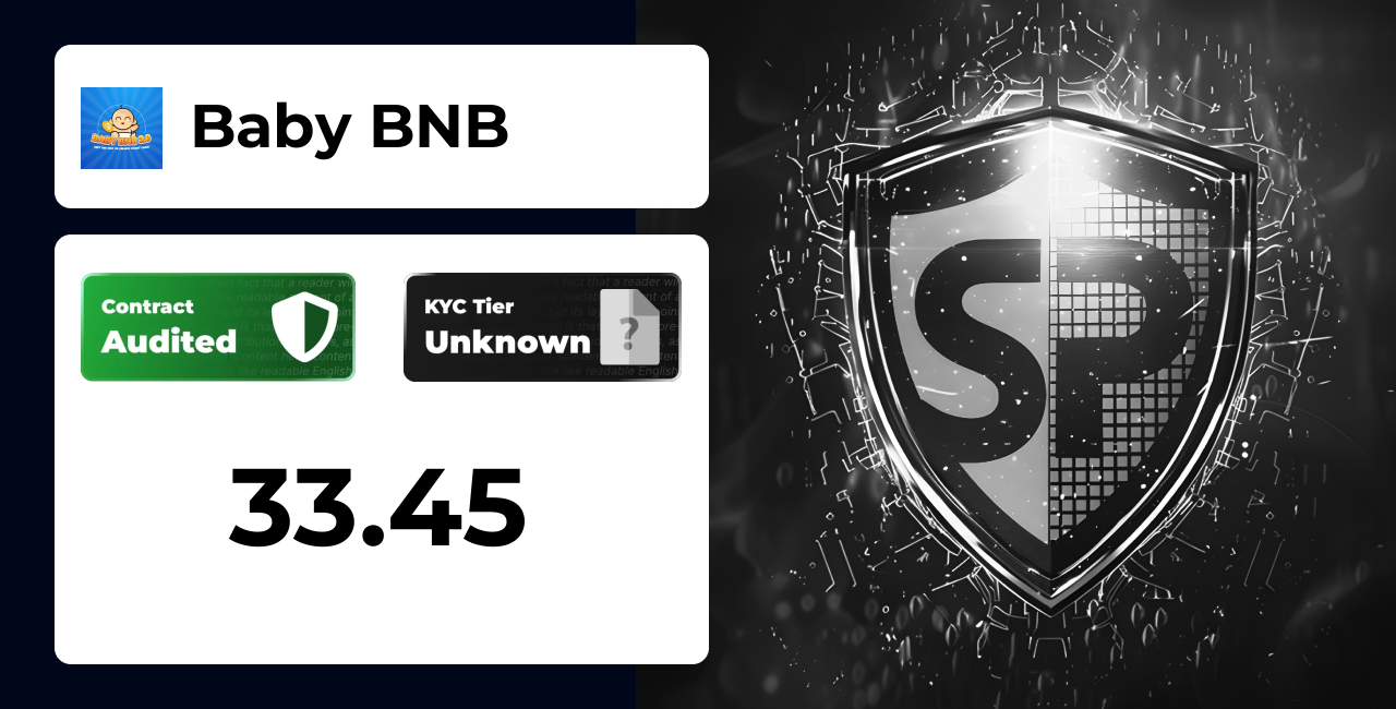 Baby BNB | SolidProof TrustNet