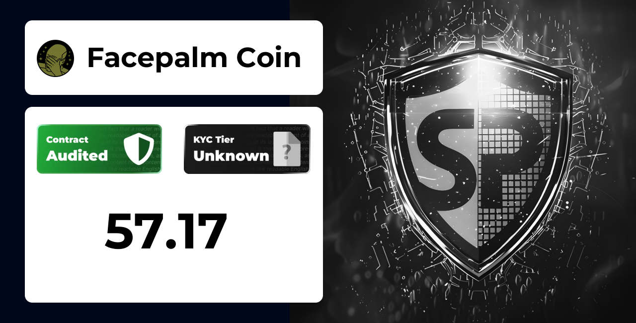 Facepalm Coin | SolidProof TrustNet