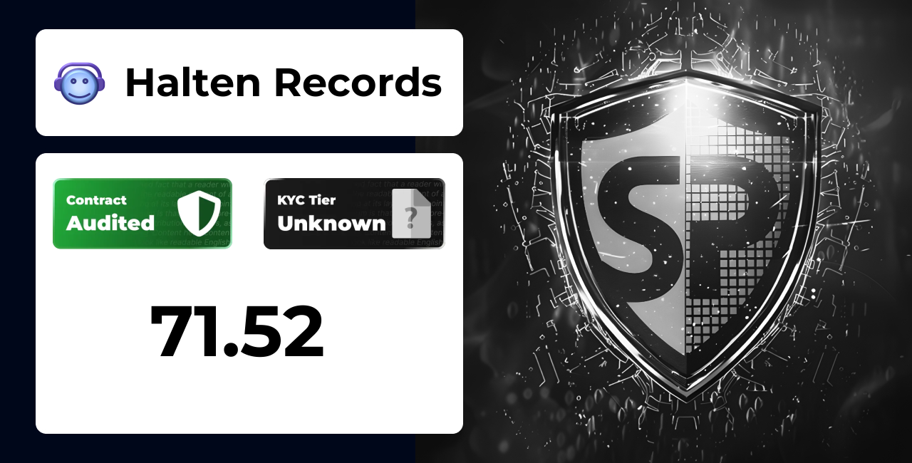 Halten Records | SolidProof TrustNet