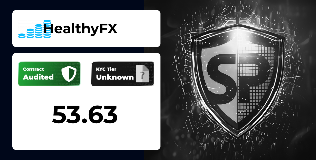 HealthyFX | SolidProof TrustNet