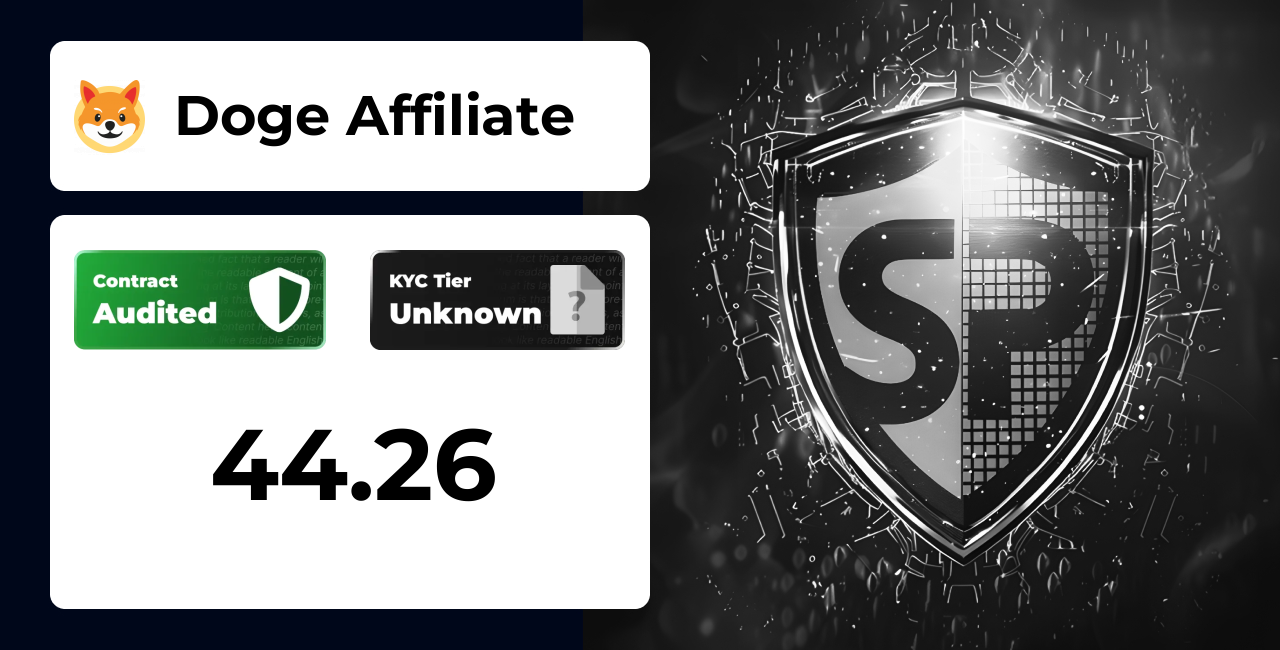 Doge Affiliate | SolidProof TrustNet