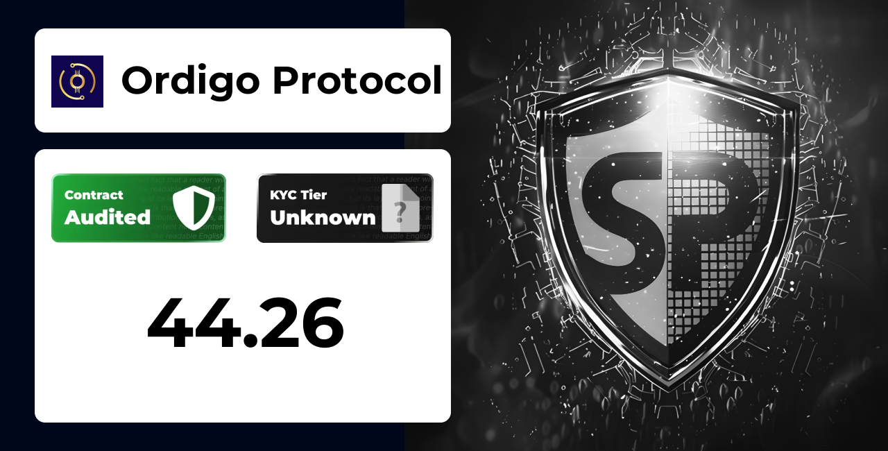 Ordigo Protocol | SolidProof TrustNet
