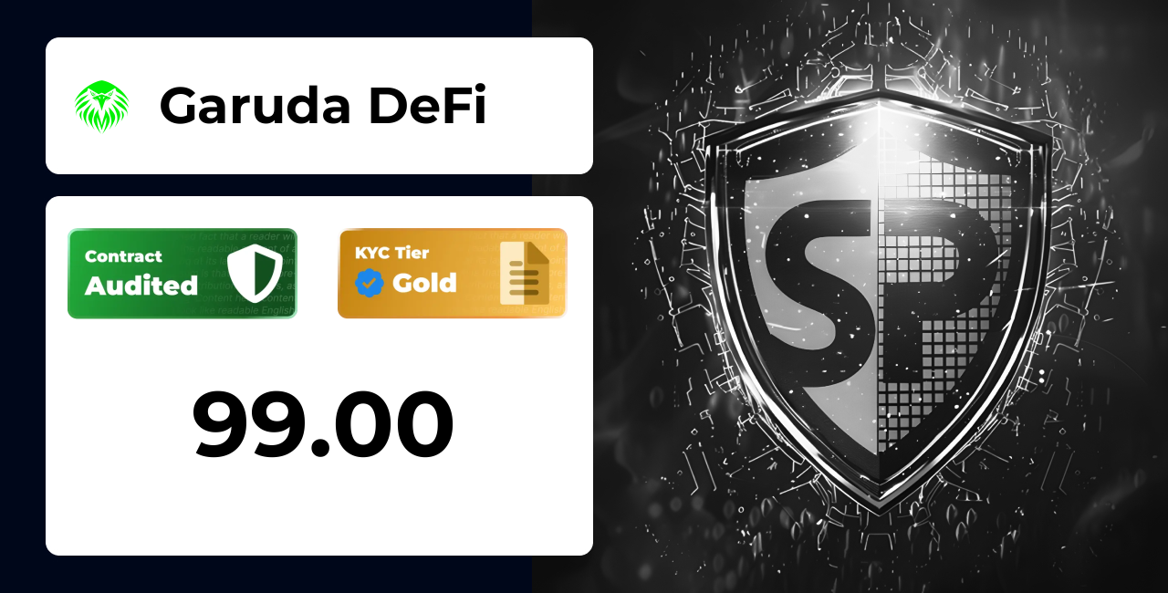 Garuda DeFi | SolidProof TrustNet