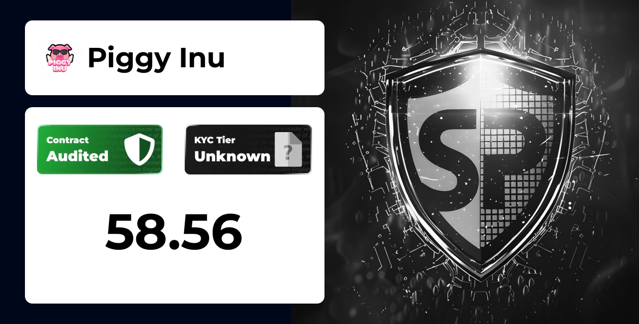 Piggy Inu | SolidProof TrustNet