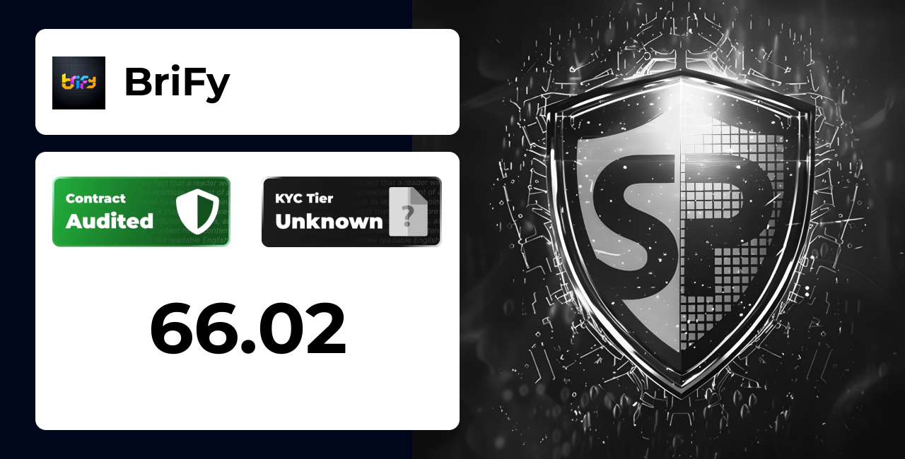 BriFy | SolidProof TrustNet