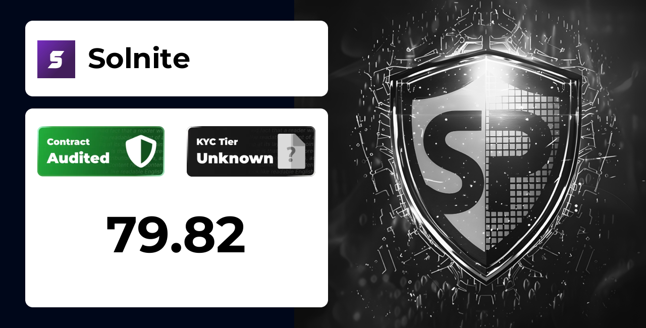 Solnite | SolidProof TrustNet