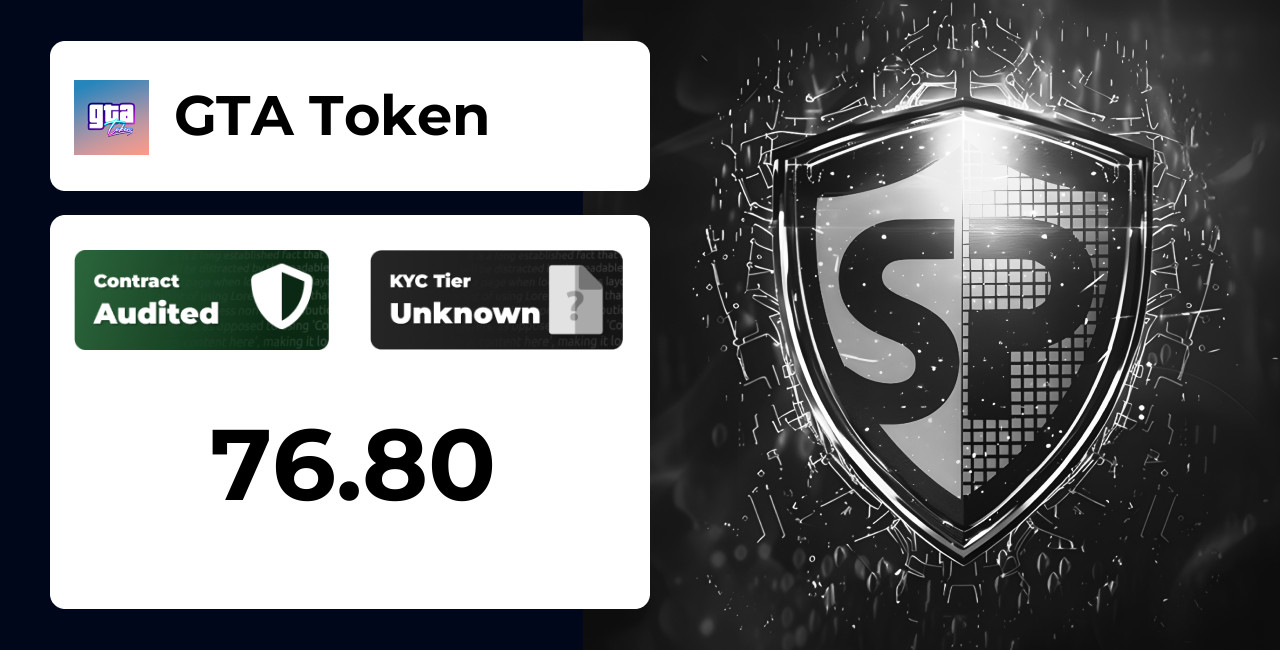 GTA Token | SolidProof TrustNet