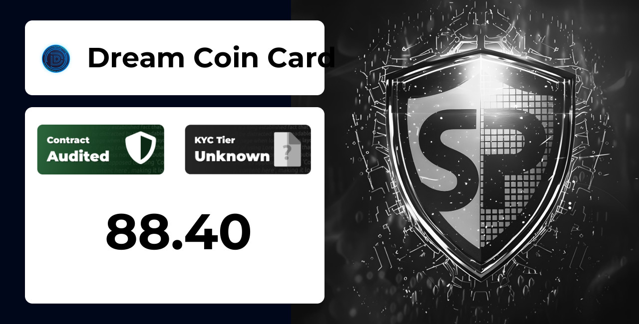 Dream Coin Card | SolidProof TrustNet